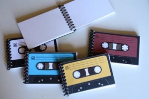 cassette tape notebooks | Tally's Treasury