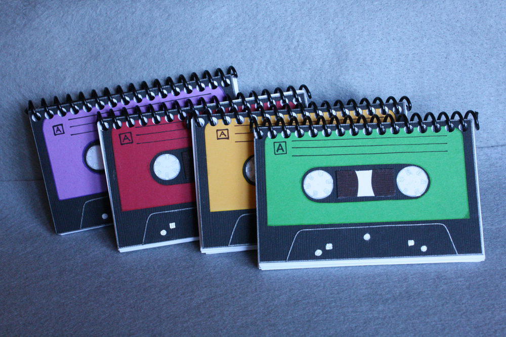 cassette tape notebooks | Tally's Treasury