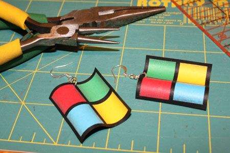 Microsoft Windows earrings | Tally's Treasury