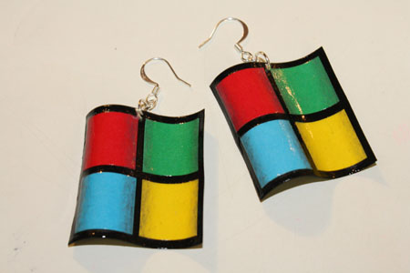 Microsoft Windows earrings | Tally's Treasury