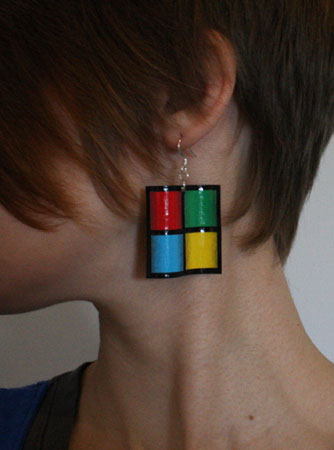 Microsoft Windows earrings | Tally's Treasury