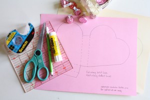 open-ended paper heart box | Tally's Treasury