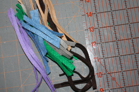 rolled felt pendants | Tally's Treasury