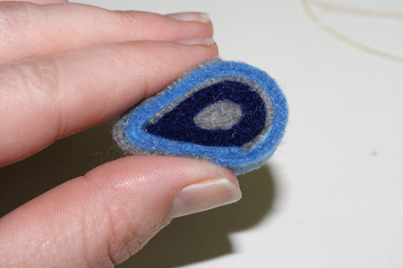 rolled felt pendants | Tally's Treasury