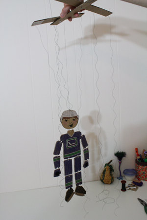 cardboard marionettes – Go Canucks! | Tally's Treasury