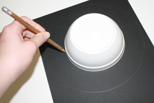 simple paper circles wreath | Tally's Treasury