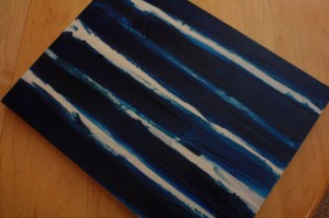 masking tape tree paintings | Tally's Treasury