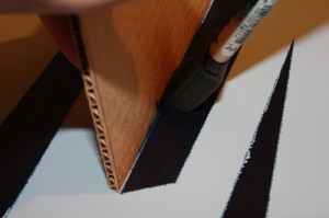 masking tape tree paintings | Tally's Treasury