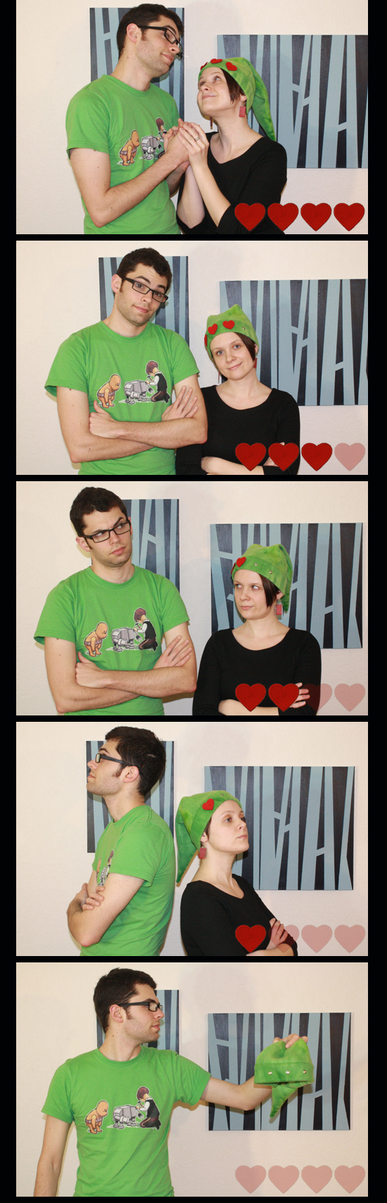 Zelda health bar hat – a geeky Valentine | Tally's Treasury