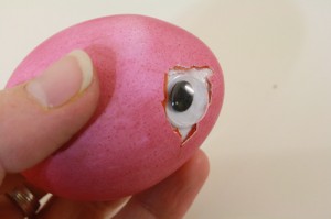 Easter eggs with googly eyes | Tally's Treasury
